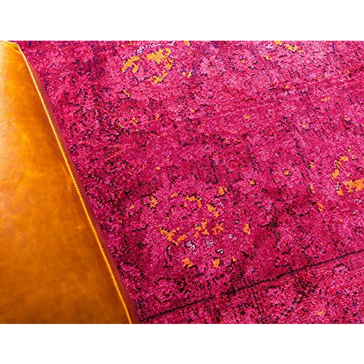 Unique Loom Medici Collection Vintage Botanical Traditional Red Area Rug (5' 0 x 8' 0)