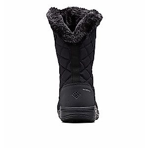 Columbia Women's Ice Maiden II Snow Boot, Black/Columbia Grey, 9.5 M US
