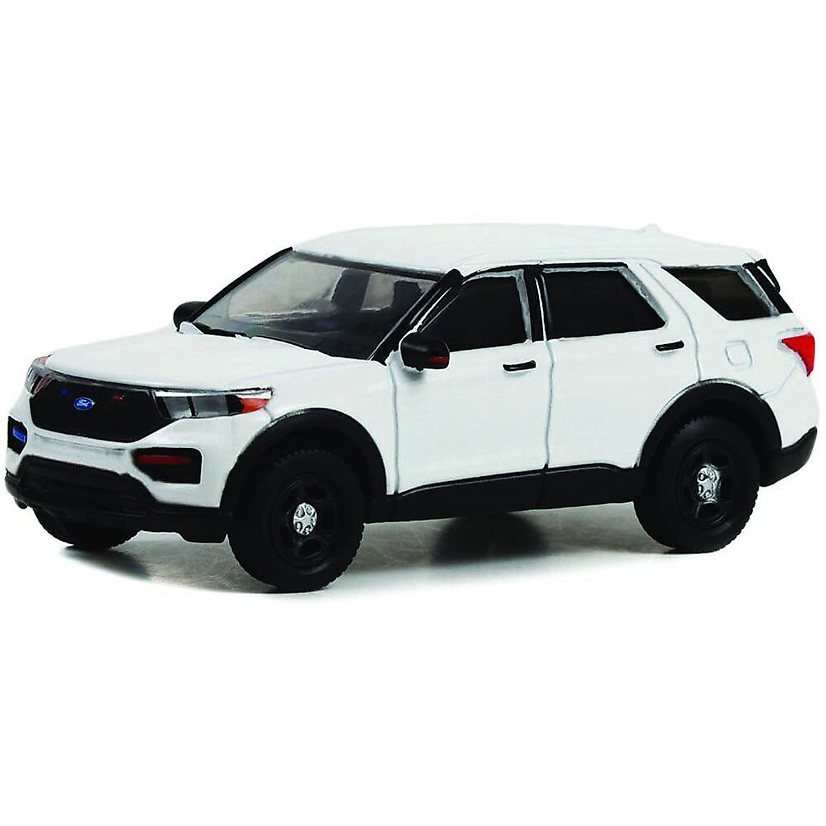 Greenlight 43004-N Hot Pursuit - 2022 Explorer Police Interceptor Utility - White (Hobby Exclusive) 1:64 Scale Diecast