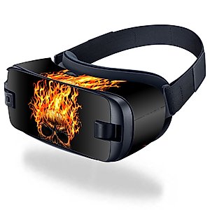 MightySkins Skin Compatible with Samsung Gear VR (2016) wrap Cover Sticker Skins Hot Head