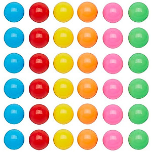 Amazon Basics BPA Free Crush-Proof Plastic Ball, Pit Balls with Storage Bag, for Toddlers Kids 12+ Months Play, Pack of 1000 Balls, 6 Bright Colors