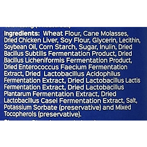 Probios Soft Dog Chews for Small Dogs - 120 Count, 120gm - Probiotics for Dogs - Prebiotic for Dogs - Gut Health for Dogs -Chicken Liver Flavor