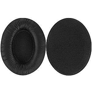Geekria QuickFit Replacement Ear Pads for Sennheiser HD448, HD449, HD418, HD419, HD428, HD429, HD439, HD438 Headphones Ear Cushions, Headset Earpads, Ear Cups Cover Repair Parts (Black)