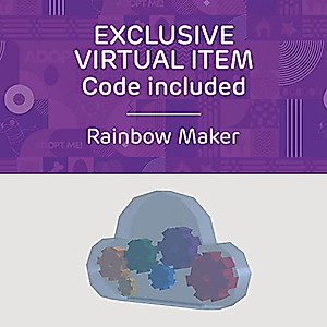Adopt Me! Neon Unicorn Light-Up Plush - Soft and Cuddly - Three Light-Up Modes - Directly from The #1 Game, Exclusive Virtual Item Code Included - Toys for Kids - Ages 6+