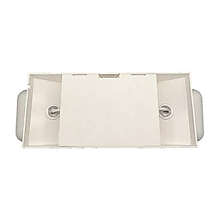 AmazonCommercial LED Emergency Light, UL Certified, 6-Pack, Adjustable Two Heads, Wall Mount White with Battery Backup