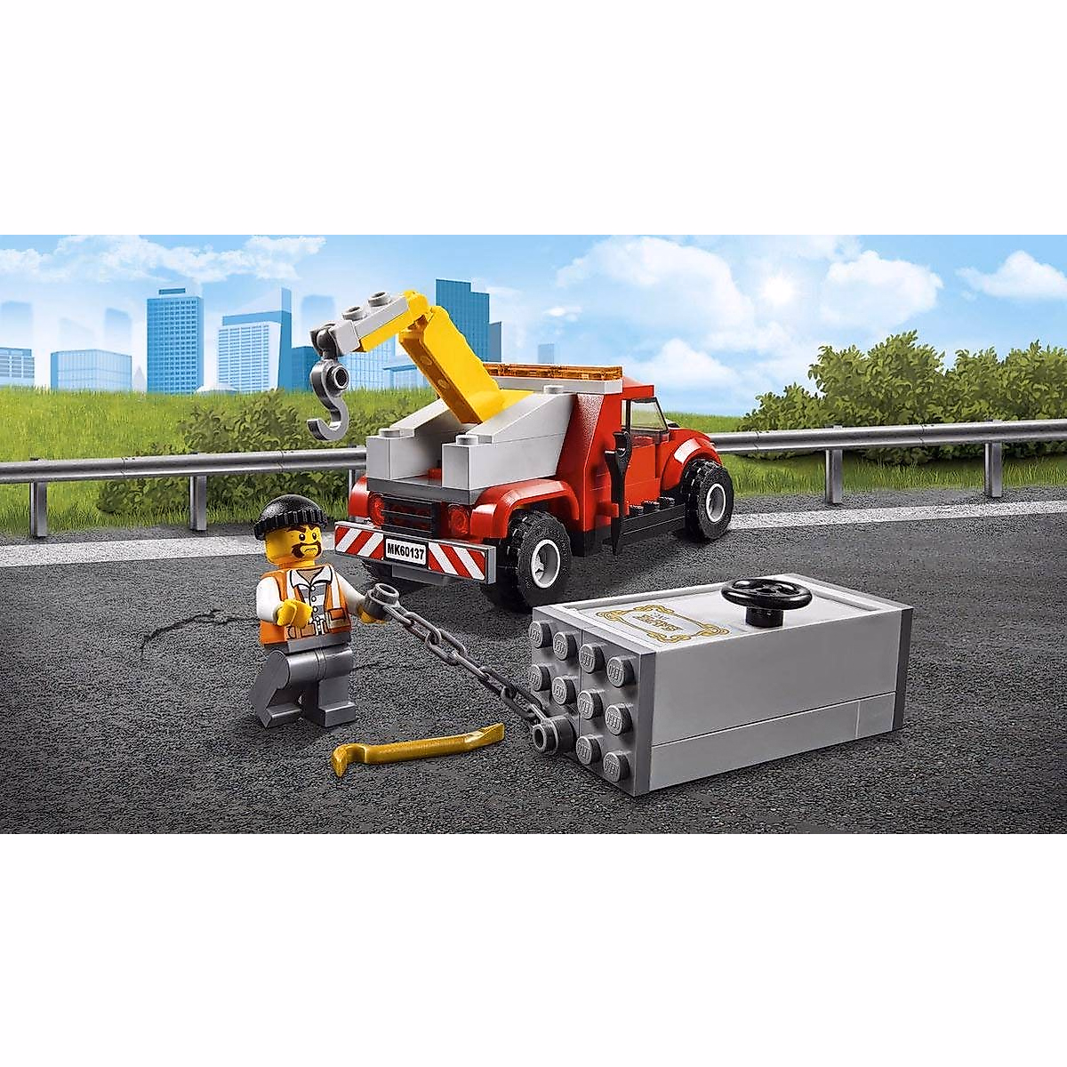 LEGO City Police Tow Truck Trouble 60137 Building Toy (144 Pieces)