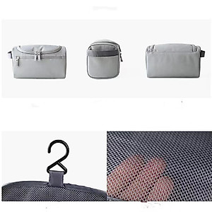 Men and women's Toiletry Bag Canvas Shaving Dopp Kit Leather Travel Bags Organizer Toiletry Kit Black