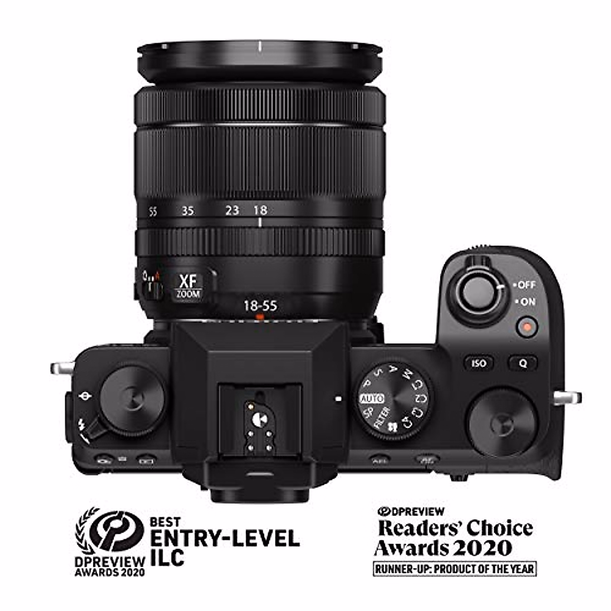 Fujifilm X-S10 Mirrorless Digital Camera XF18-55mm Lens Kit - Black