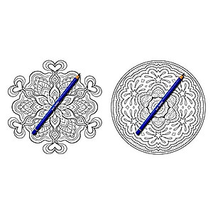 The Art of Mandala 2: Adult Coloring Book Featuring Calming Mandalas designed to relax and calm