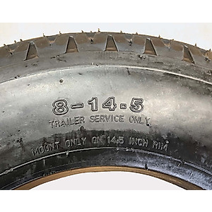 Zeemax Heavy Duty TRUE Highway Trailer Tires 8-14.5 14 Ply Load Range G Speed Rating K 68mph- Set 2 …