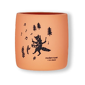 modern-twist Sip Set, Food-Grade Silicone, Waterproof, Dishwasher, Freezer Safe, Reusable Cups – Orange Fox Family, Pack of 2