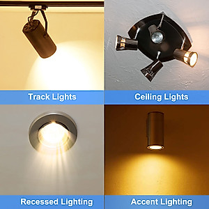 ETUOLMP MR16 Halogen Bulb 20W 12V, Durable 6 Packs High Output Halogen Light Bulbs 2 pin GU5.3 Base for Landscape Lights, Track Lights, Fiber Optics, Desk Lamps, Dimmable, 2700K Warm White