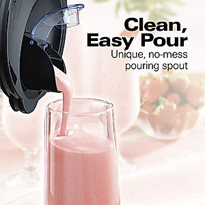 Hamilton Beach Blender and Food Processor Combo, Portable Blend-In Travel Cup, Shakes and Smoothies, 40oz Jar & 3-Cup Vegetable Chopper, Grey & Black (58163)