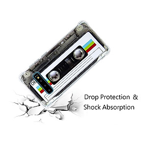 FAteam Case for Galaxy S10 Plus, Matte Finish with TPU Soft Bumper Retro Cassette Tape Case Compatible with Samsung Galaxy S10 Plus 2019 Release