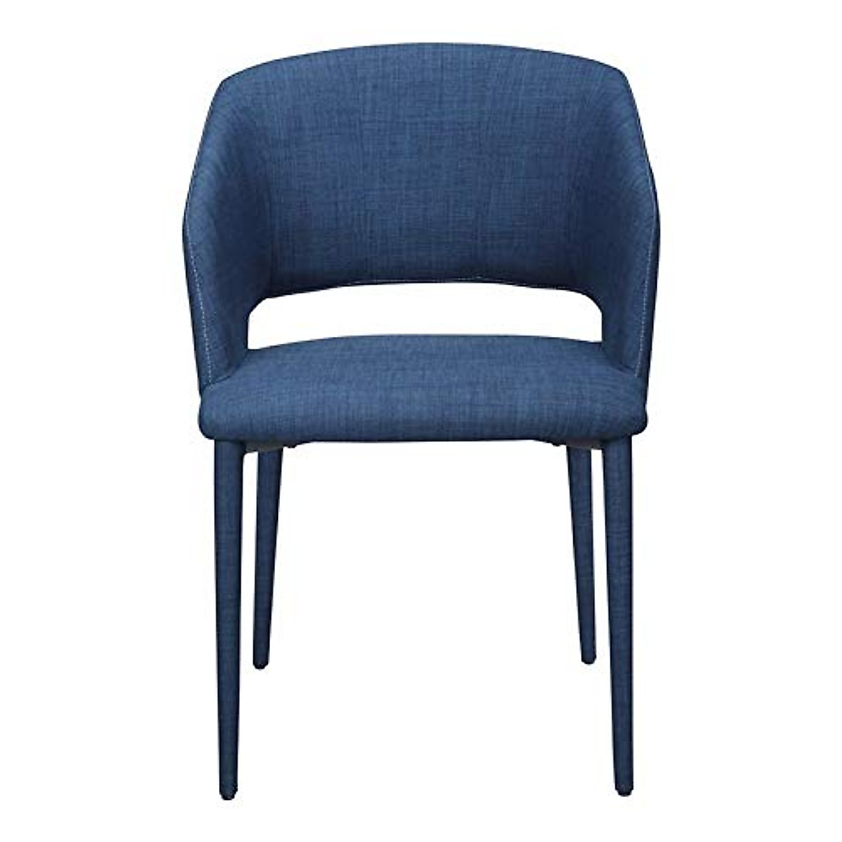 Moe's Home Collection HK-1002-26 William Dining Chairs, Navy Blue