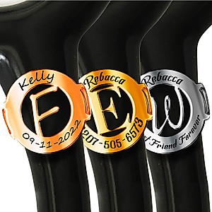 BellBlow Stethoscope ID Tag - Personalized Name Tag- Handmade Nursing ID Charm-Graduation Gift For Nurse (Custom Initial,Name & Text)