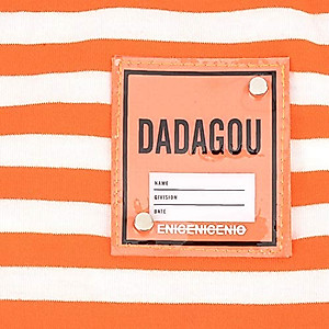 Zunea Dog Shirts for Small Dogs Girl Boy Summer Puppy Vest Clothes Soft Cotton Striped Sun Protection Tee Shirt Short Sleeve Pet Dog Chihuahua Apparel Cat Clothing Orange XL