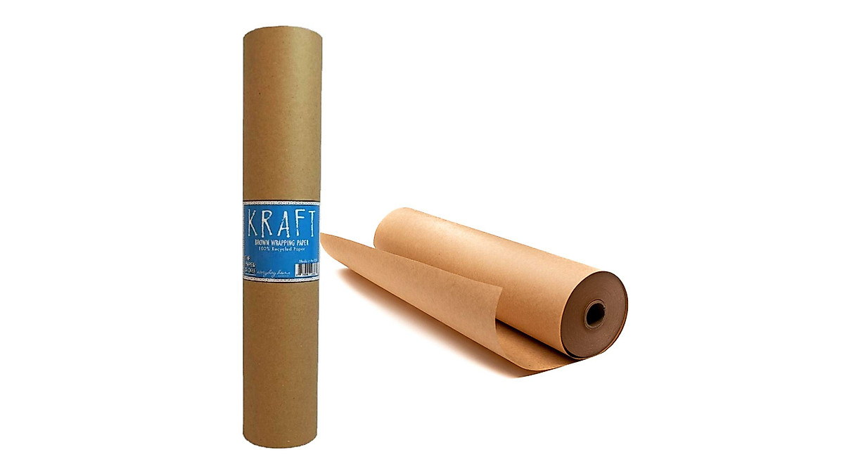 Kraft Brown Paper Roll - Eco-Friendly Craft & Packing Paper