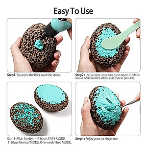 Xipeel Pick Peel Stone Kit - Fidget Toy Anxiety Relief Mental Relaxation for Children and Adults with ADHD OCD Excoriation