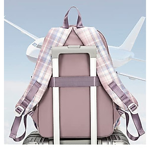 HUIHSVHA Cute Backpack, 17 Inch Large Capacity School Laptop Bag, Casual Travel Daypack for Teens Girls Women Students