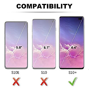 Coolden Case for Galaxy S10 Plus Cases Protective Glitter Case for Women Girls Cute Bling Sparkle Quicksand Heavy Duty Cover Hard Shell Shockproof TPU Case for Samsung Galaxy S10 Plus, Rose Gold