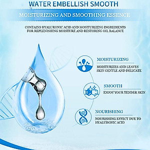 BIOAQUA Hyaluronic Acid Face Cleanser Moisturizing and Smoothing Essence Restoring Oil Balance 100ml