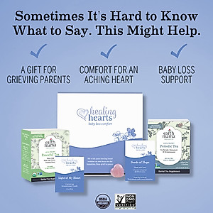 Earth Mama Healing Hearts Comfort Gift Set | Pregnancy, Miscarriage and Baby Loss Care for Grieving Moms, 5-Piece Set