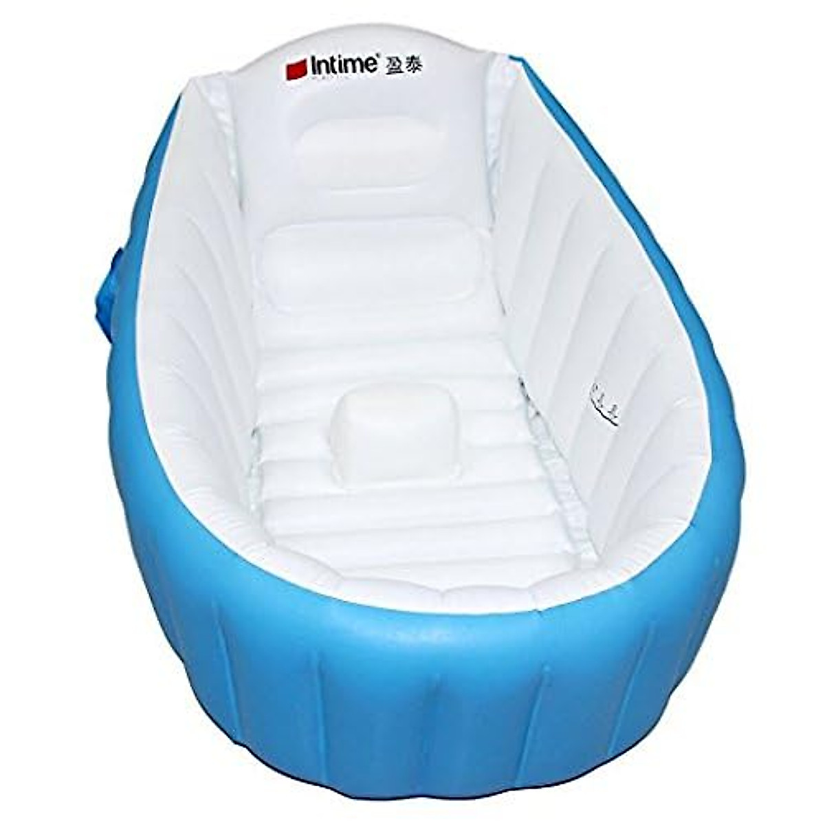 Inflatable Baby Bathtub, Kid Infant Toddler Infant Newborn Inflatable Foldable Shower Pool (Blue)