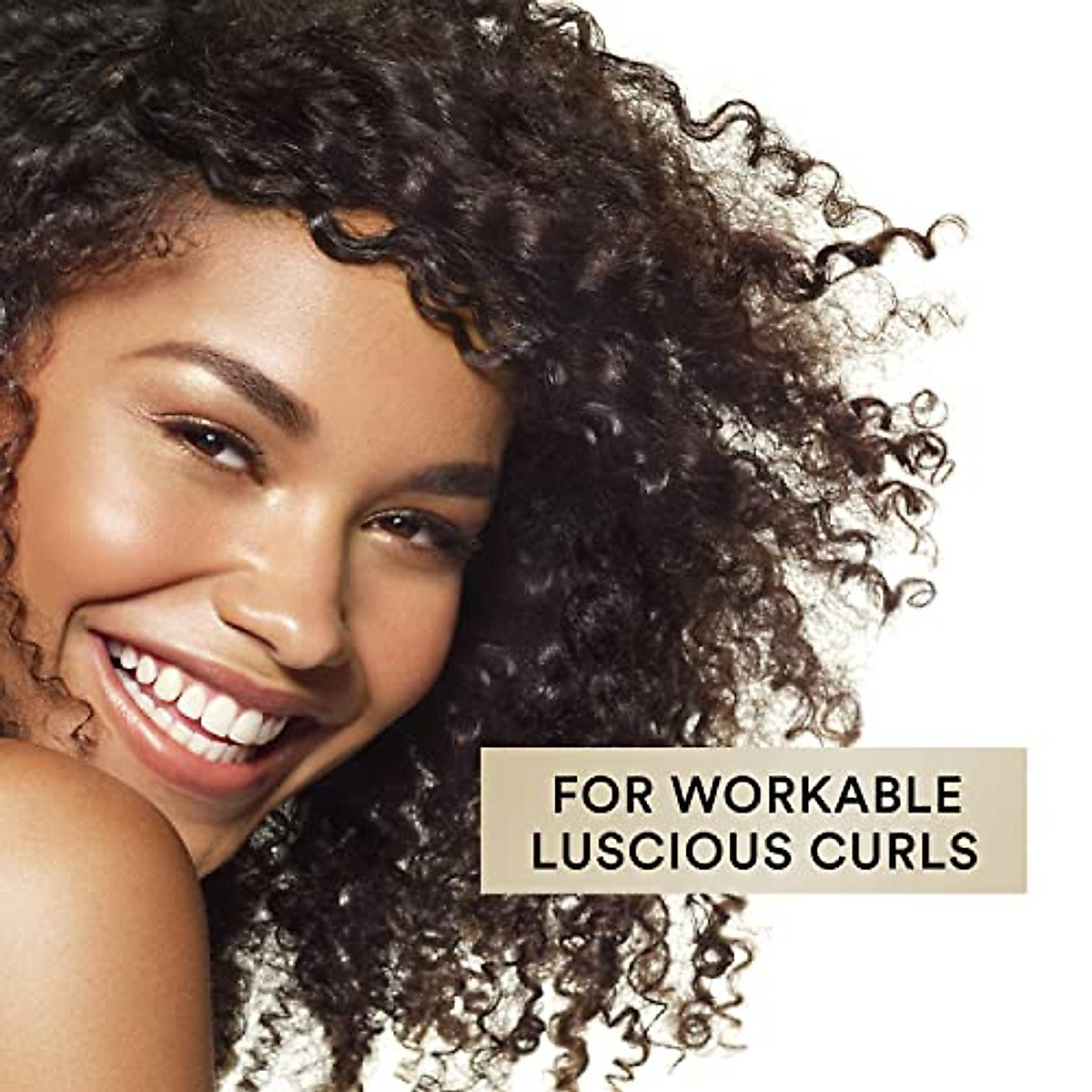 Suave Pink Luscious Curls Styling Cream Hair Cream for Luscious Curls Curl Defining Cream with Amino Acid Complex 4.75 oz