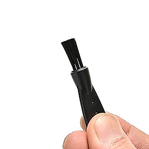 10pcs Mens Electric Shaver Cleaning Brush Hair Remover Shaving Razor Brush Replacement Brushes - Black