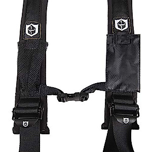 Pro Armor A114220 Black 4 Point Harness 2" Straps, 2 Pack