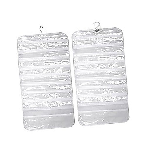ABOOFAN Jewelry Display Bag Jewelry Hanging Bag Hanging Bag for Jewelry Bracket White Storage