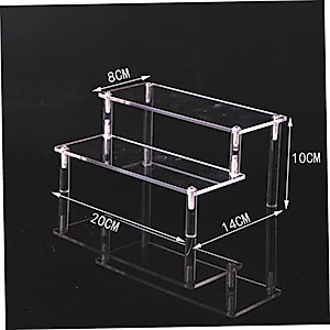 BIUDECO Desktop Storage Rack Display Shelves Storage Shelves Doll Toy Car Model Dispaly Stand Desk Storage Cotainer Office Table Organizer Storage Stand