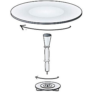 Hand-Crafted Round Side Accent Table for Living Room or End Table for Bedroom by EXCESSORIZE THAT- Boho Blue (19" Tall)