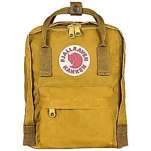 Fjallraven Women's Kanken Mini Backpack, Ochre, Brown, One Size