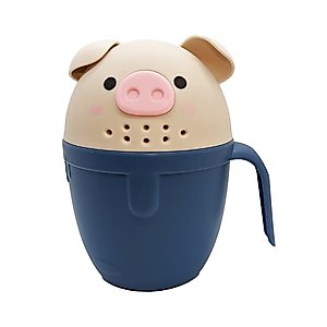 5-Star Compatible High Yield Inkjet Cartridge Replacement. Happy Pig Baby Bath Rinse Cup (Blue)