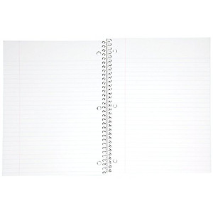 Mead Spiral Notebook, 1 Subject, 70 Wide Ruled Sheets, Assorted Colors, 12 Pack