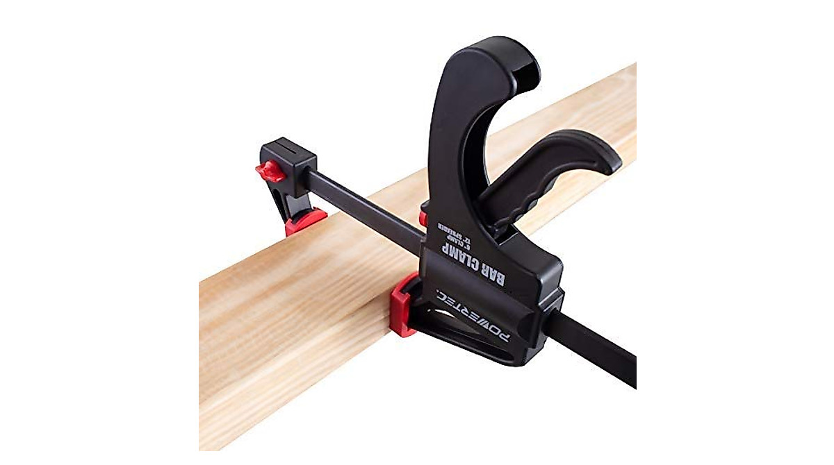 POWERTEC 24 Inch Bar Clamps - Quick One-Handed Setup