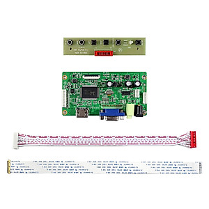 VSDISPLAY HD-MI VGA Board for 1366x768 11.6inch 13.3in 14" 15.6" LP156WHU B156XTN04 NT156WHM N156BGE 30Pin EDP LCD Screen