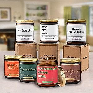 Best Dog Mom Natural Soy Candle, 9oz, Lavender Fragrance - Dog Mom Gifts for Women, Present from Dog, Cute Dog Lover Home Decor, Dog Owner, Pet Lovers Fur Mama Birthday Party Decorations Ideas