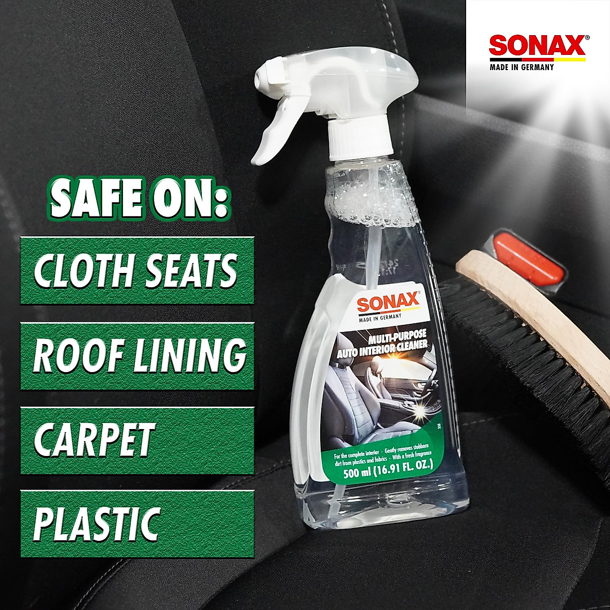 Sonax 321200-755 Multi-Purpose Auto Interior Cleaner,16.9 fl. oz.