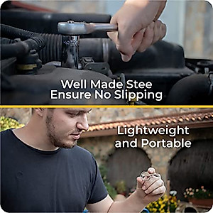 DELLONA Super Socket Stainless Steel Multitool Key 3-pcs, Dad Birthday Gifts For Men, Universal Socket Tool to Unscrew Any Bolt, Ruler, Bike Spoke Key Cool Gifts For Dad/ Fathers Who Wants Nothing