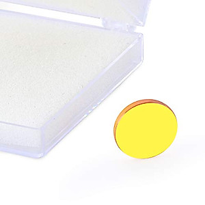 OMTech 18mm ZnSe Focus Lens, CVD ZnSe CO2 Laser Engraver Focal Lens with 2 Inch Focal Length, 2" FL Zinc Selenium Replacement Lens for 50W 60W 70W 80W Laser Engraving Machines, 99.5+ Transmittance