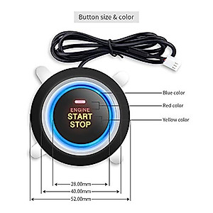 EASYGUARD EC003N-V Car Security Alarm System PKE Passive keyless Entry Remote Engine Start Stop keyless go System DC12V