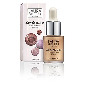 LAURA GELLER NEW YORK Dewdreamer Illuminating Drops, Gilded Honey, 0.5 Fl Oz