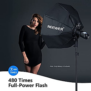 NEEWER 7.4V/2600mAh Replacement Li-ion Battery for Flash Speedlite, Lithium Battery Pack Compatible with Neewer TTL Z2-C Z2-S Z2-N, Z1-C Z1-S Z1-N, Z760-C Z760-S Z760-N Flash Speedlite, NB-Z1