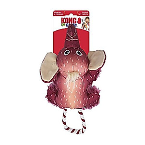 KONG Cozie Tuggz Elephant Plush Dog Toy (Small/Medium)