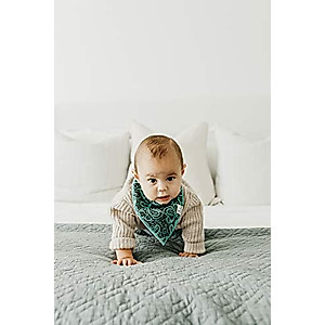 Copper Pearl Baby Bandana Drool Bibs for Drooling and Teething 4 Pack Gift Set “Jo