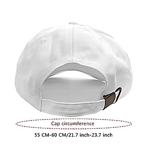 Dingyijie 1993 30th Birthday Gifts for Men Women - Adjustable Cotton Baseball Cap 30 Years Old Birthday Present Party Hat (White)