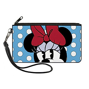 Buckle-Down womens Buckle-down Zip Minnie Mouse Small Wallet, Minnie Mouse, 6.5 x 3.5 US